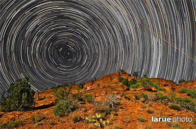 Animated Star Trails from 4 Hour Timelapse Captured in Sedona, AZ ...
